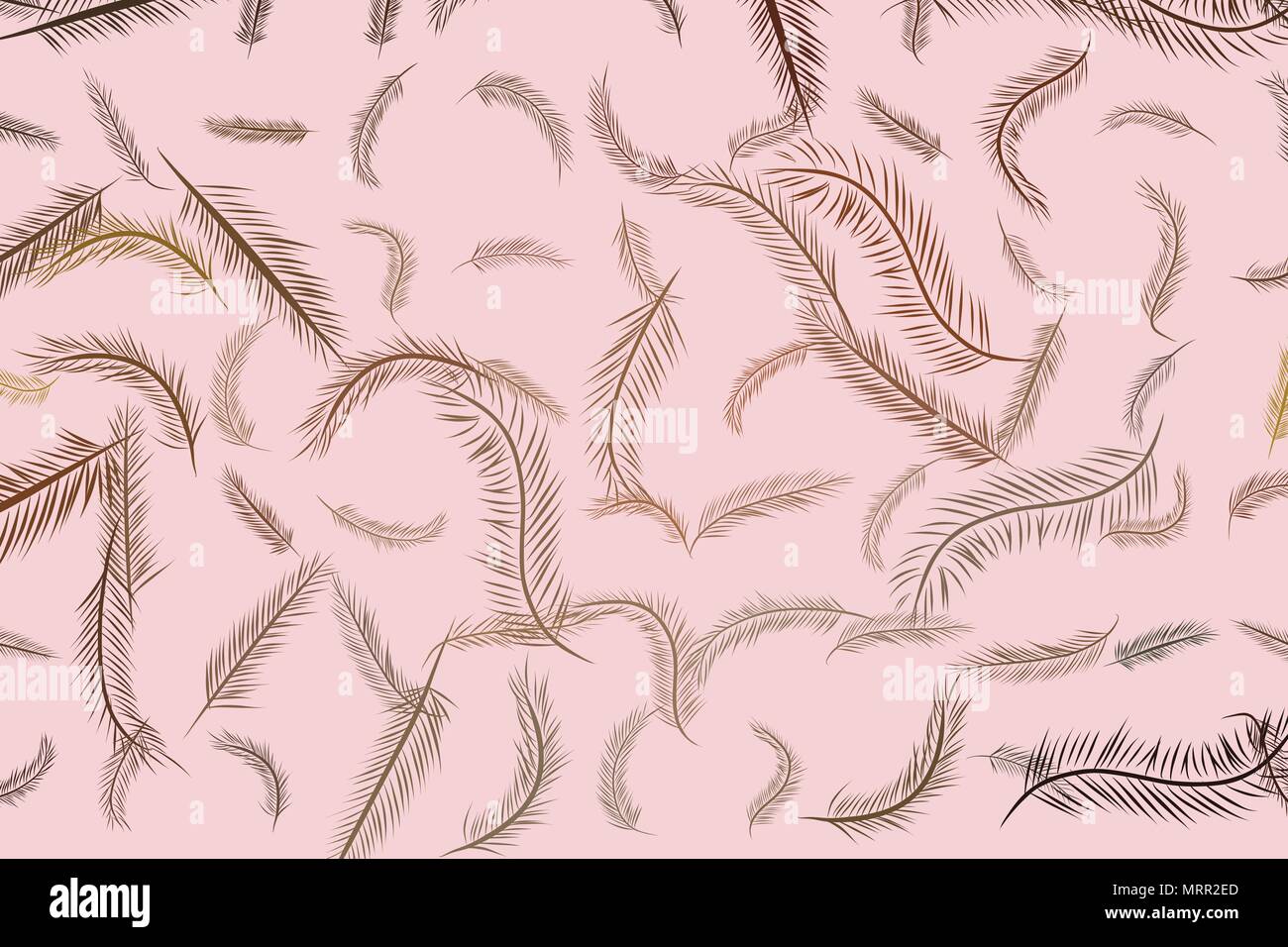 The feather illustrations background abstract, hand drawn. Cartoon ...