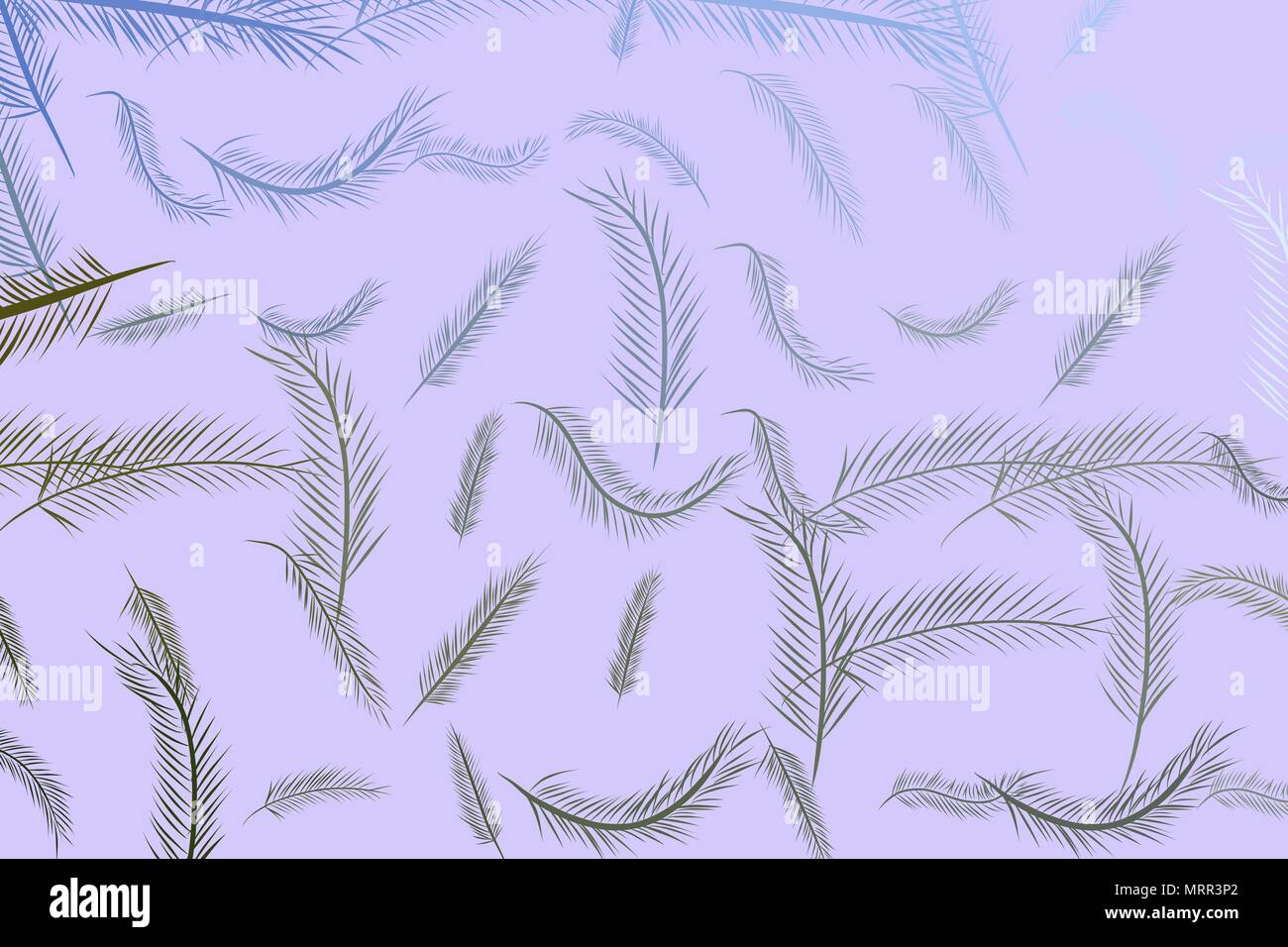 Abstract feather illustrations background. Cartoon style vector graphic ...