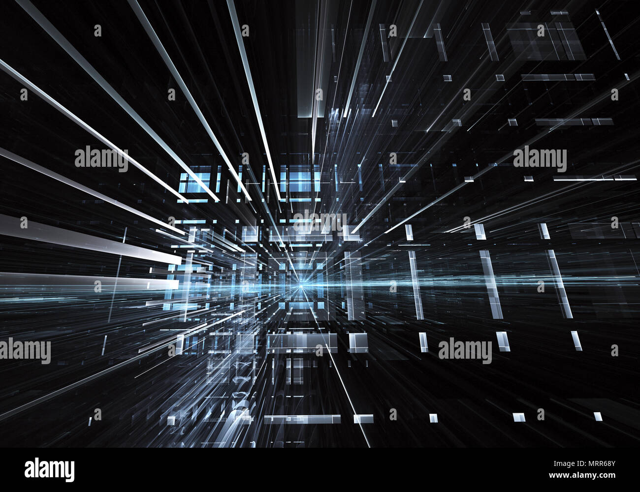 Abstract future technology background - computer-generated 3D image ...