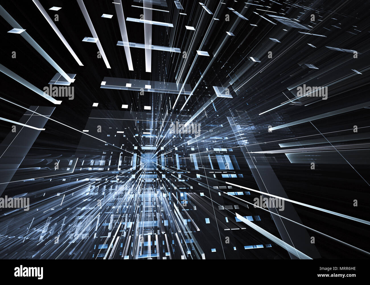 Abstract future technology background - computer-generated 3D image ...