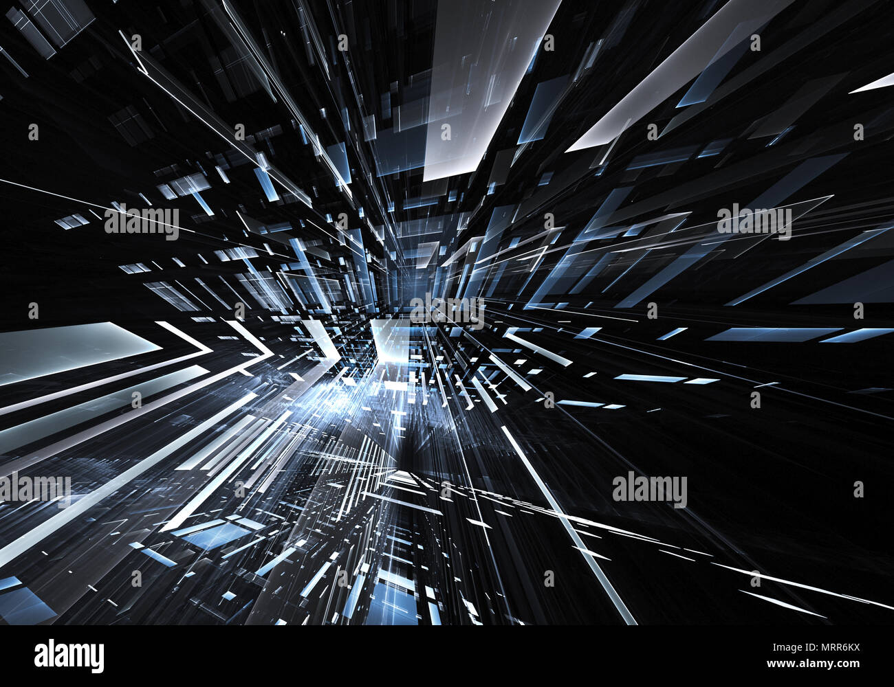 Abstract future technology background - computer-generated 3D image ...