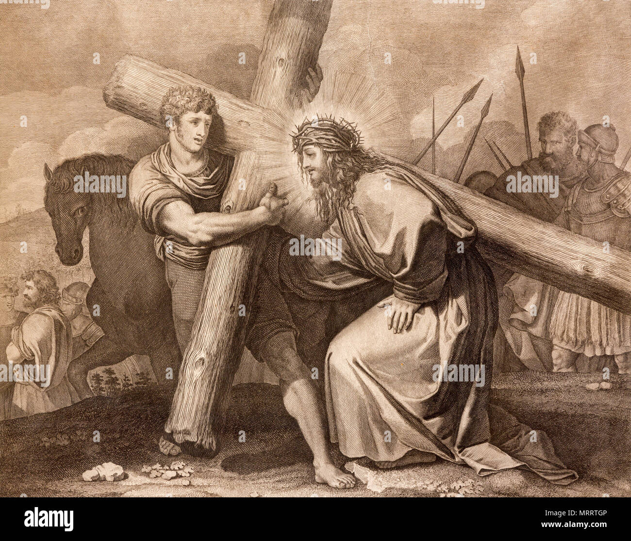 Simon of cyrene hi-res stock photography and images - Alamy