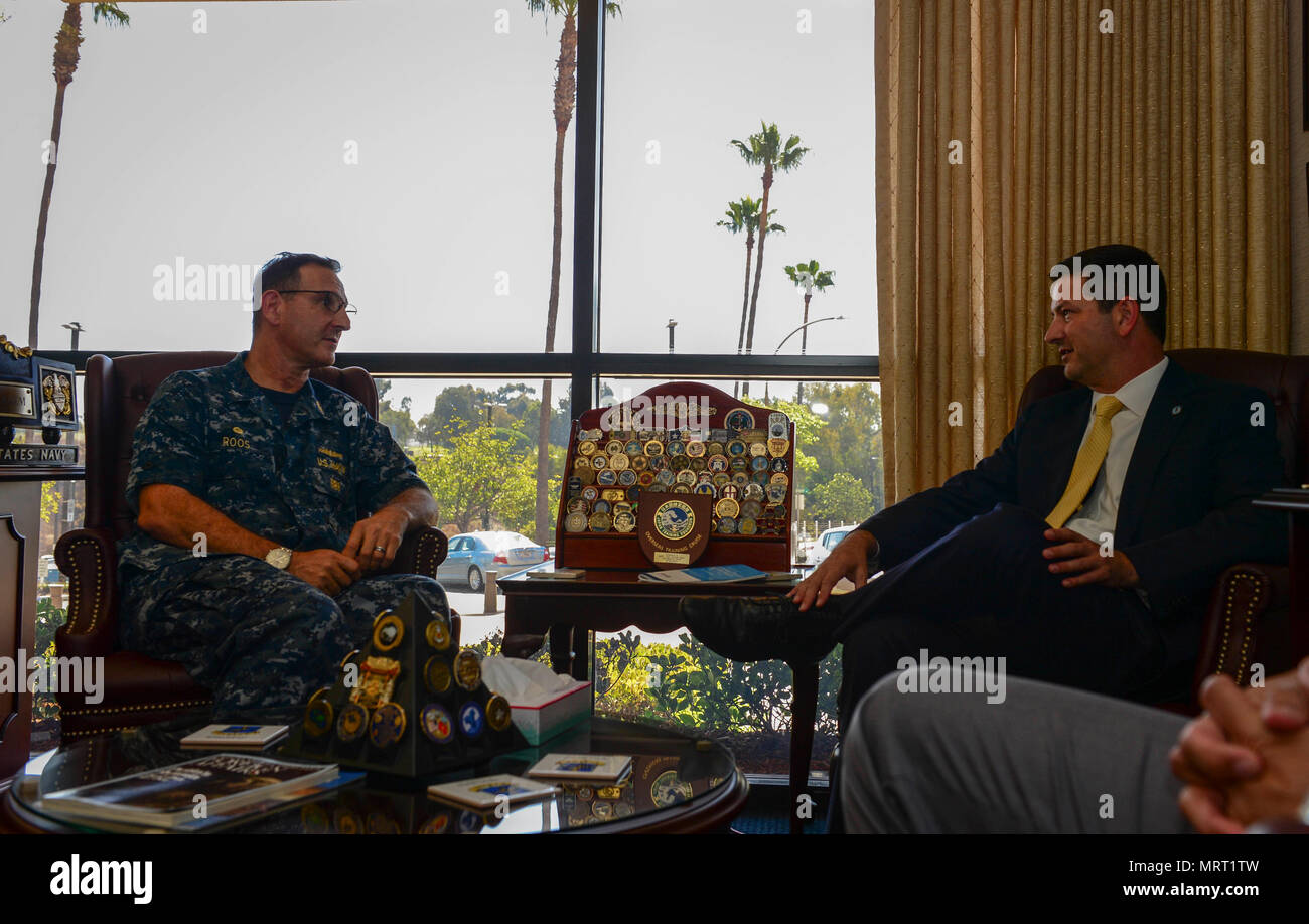 170628-N-BB534-014 SAN DIEGO (June 28, 2017) Capt. Joel Roos ...