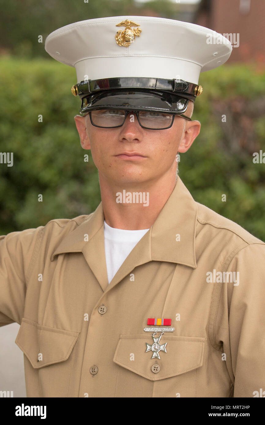 U.S. Marine Corps Pfc. Ryan H. Lapinski, honor graduate for Platoon ...