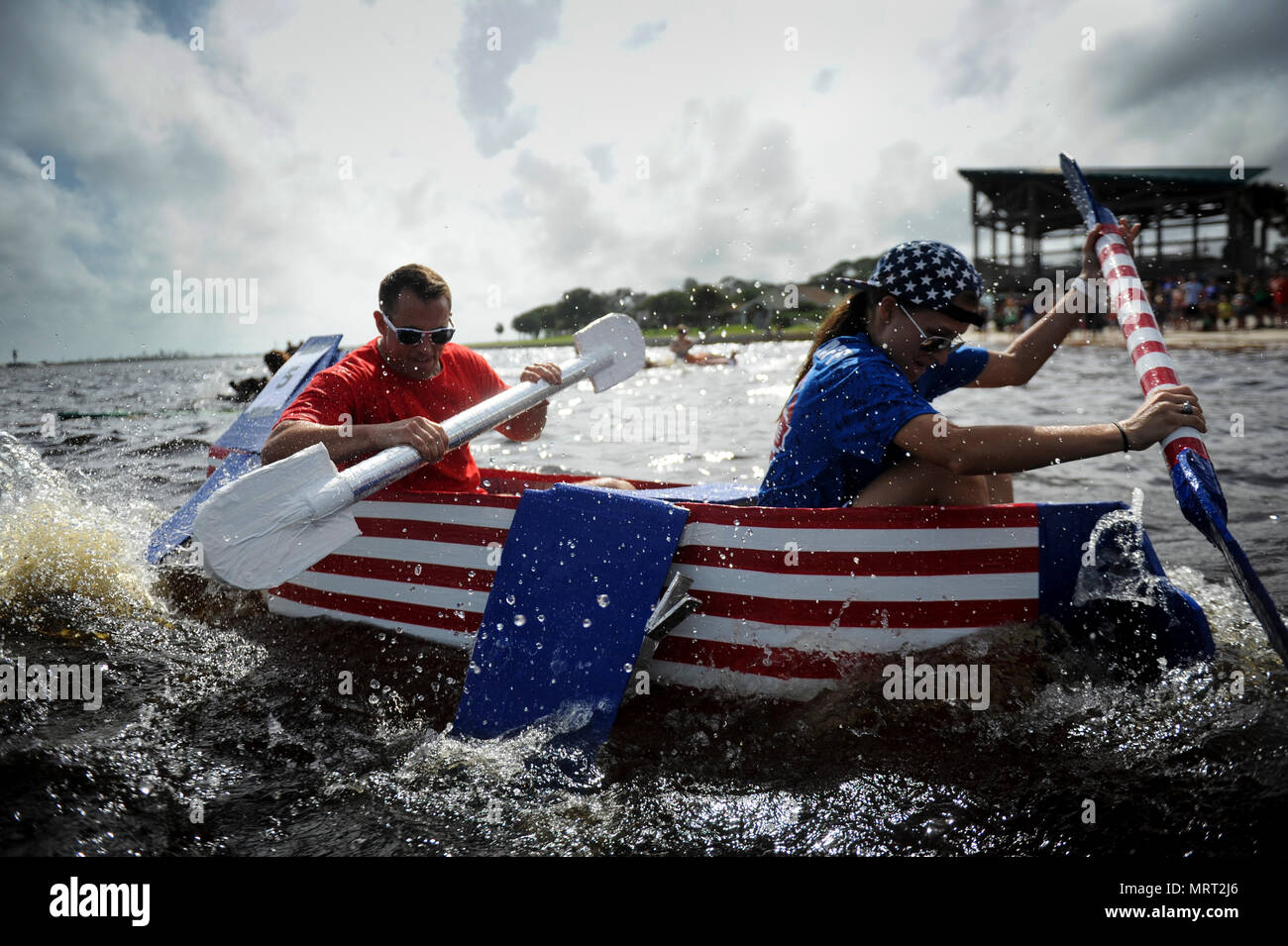 Capt. Conor Mulligan, left, the military personnel flight commander ...