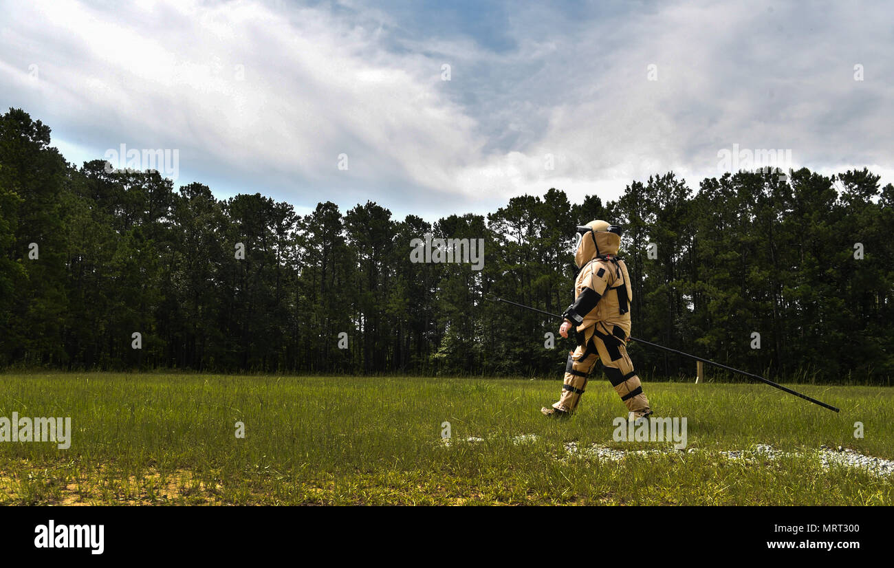 Senior Airman Dylan Babb, 628th Civil Engineer Squadron explosive ...