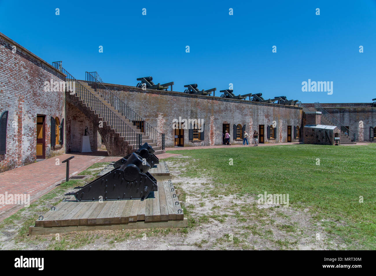 Fort Macon guards the entrance to the Beaufort Harbor in Emerald Isle ...