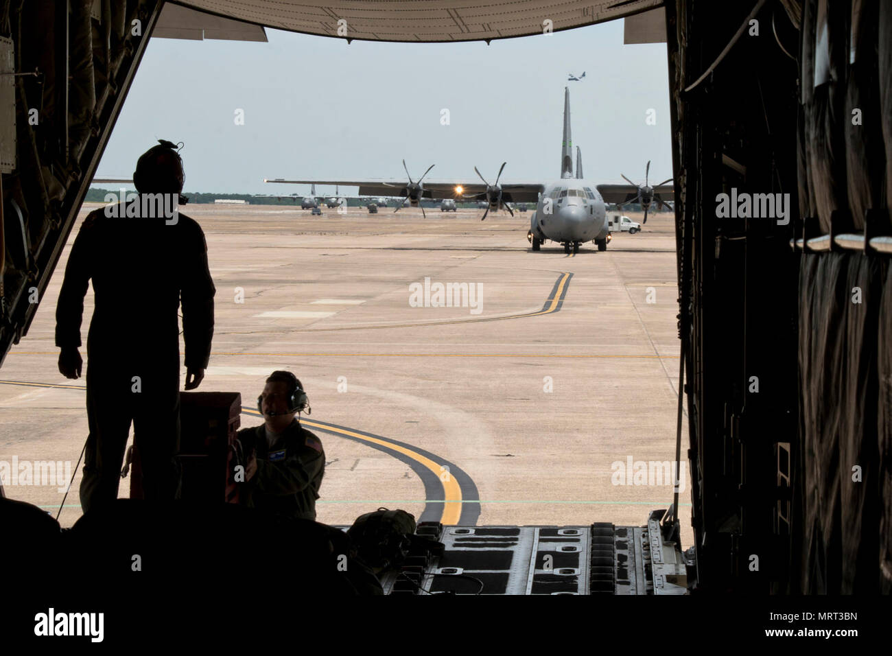 U.S. Air Force Reserve Staff Sgt. Michael Hopson, flight engineer ...