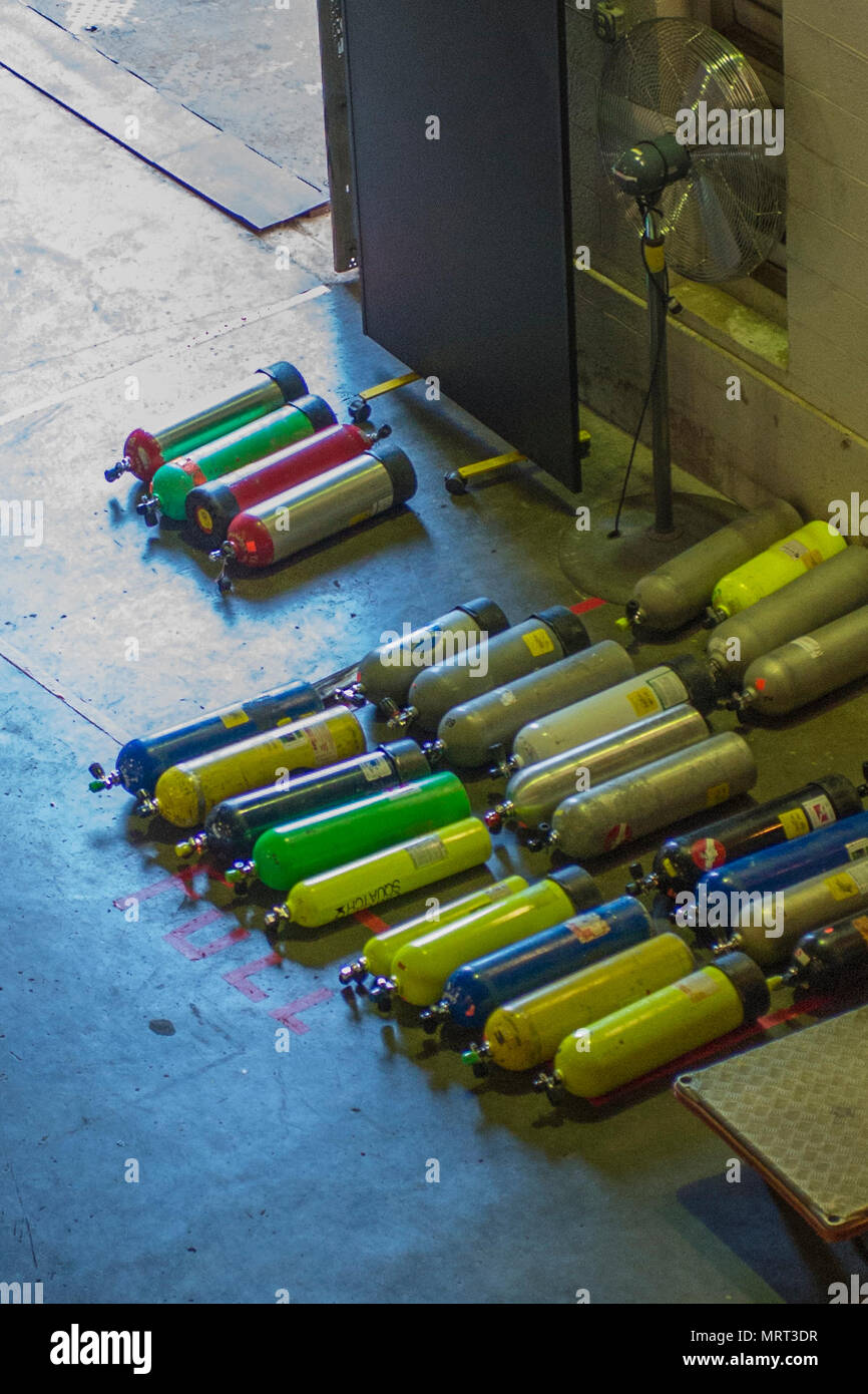 Fourth day of the International Human-Powered Submarine Races in the ...