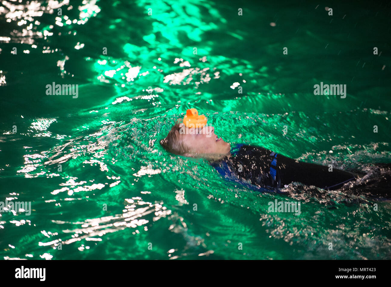 Fifth day of the International Human-Powered Submarine Races in the ...