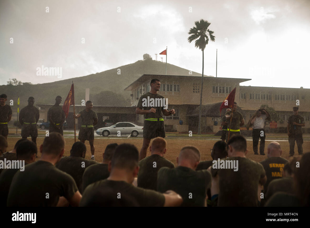 Capt. Dylan Grayson, the commanding officer of Headquarters Company ...