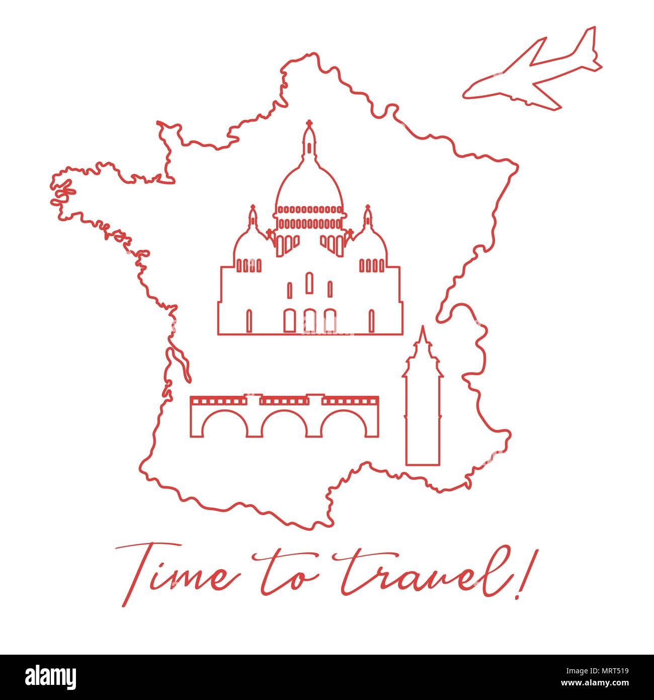Map of france medieval Cut Out Stock Images & Pictures - Alamy