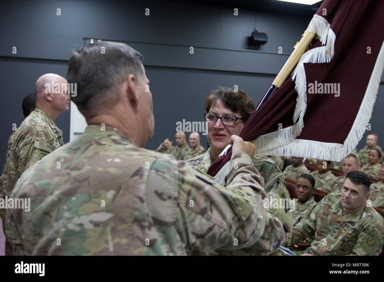Maj. Gen. Flem Walker, commanding general of the 1st Sustainment ...
