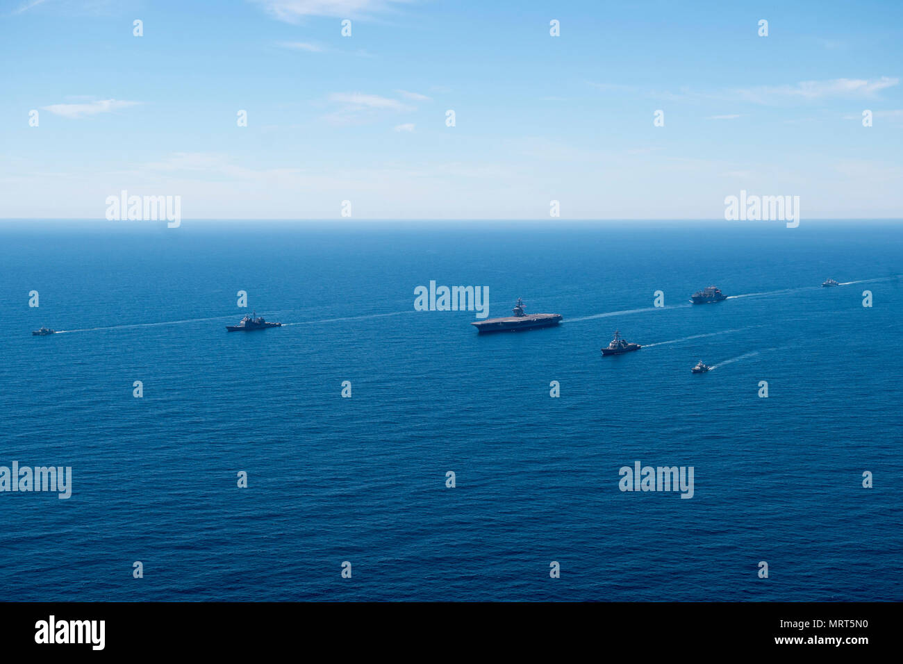 170627-N-YZ751-1070 ATLANTIC OCEAN (June 27, 2017) The aircraft carrier ...