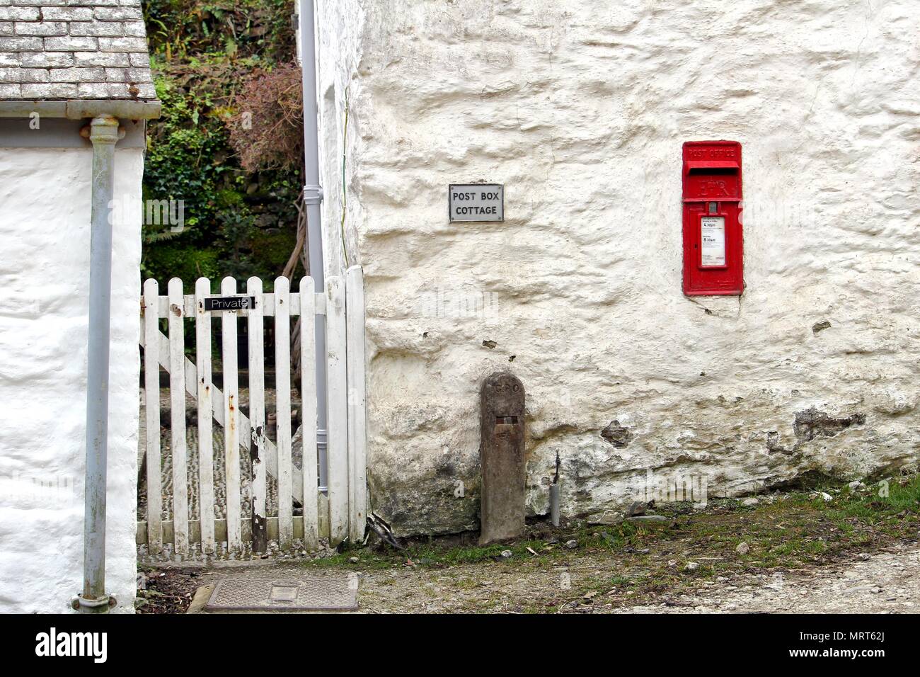Falmouth, Cornwall, UK - April 12 2018: A traditional British Royal ...