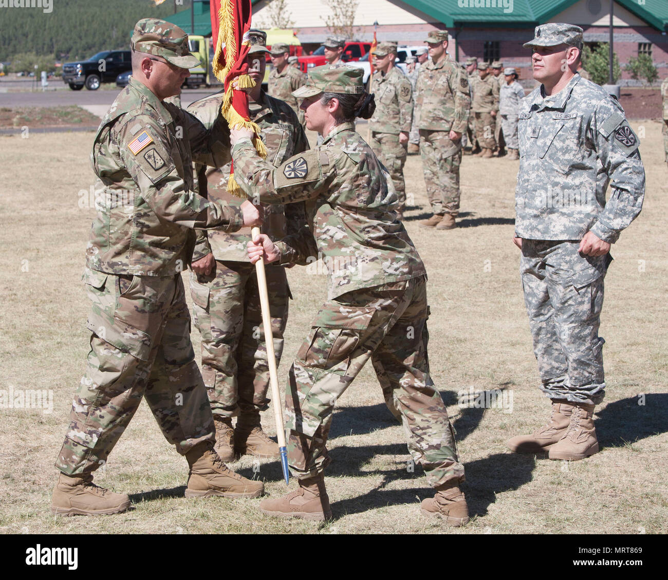 Arizona Army National Guard Lt. Col. Margaret E. Bielenberg, outgoing ...