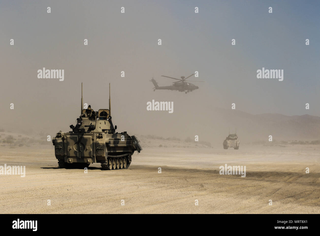 FORT IRWIN, Calif. – A Main Battle Tank from Coldsteel Troop, 1st ...