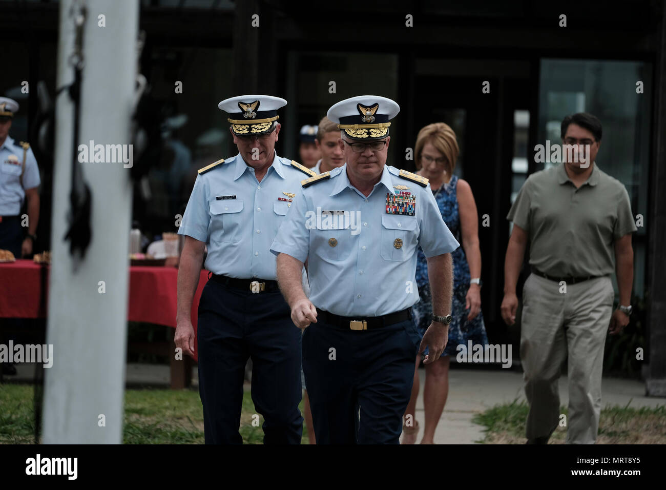Vice Adm. Fred Midgette, the commander of Coast Guard Pacific Area ...