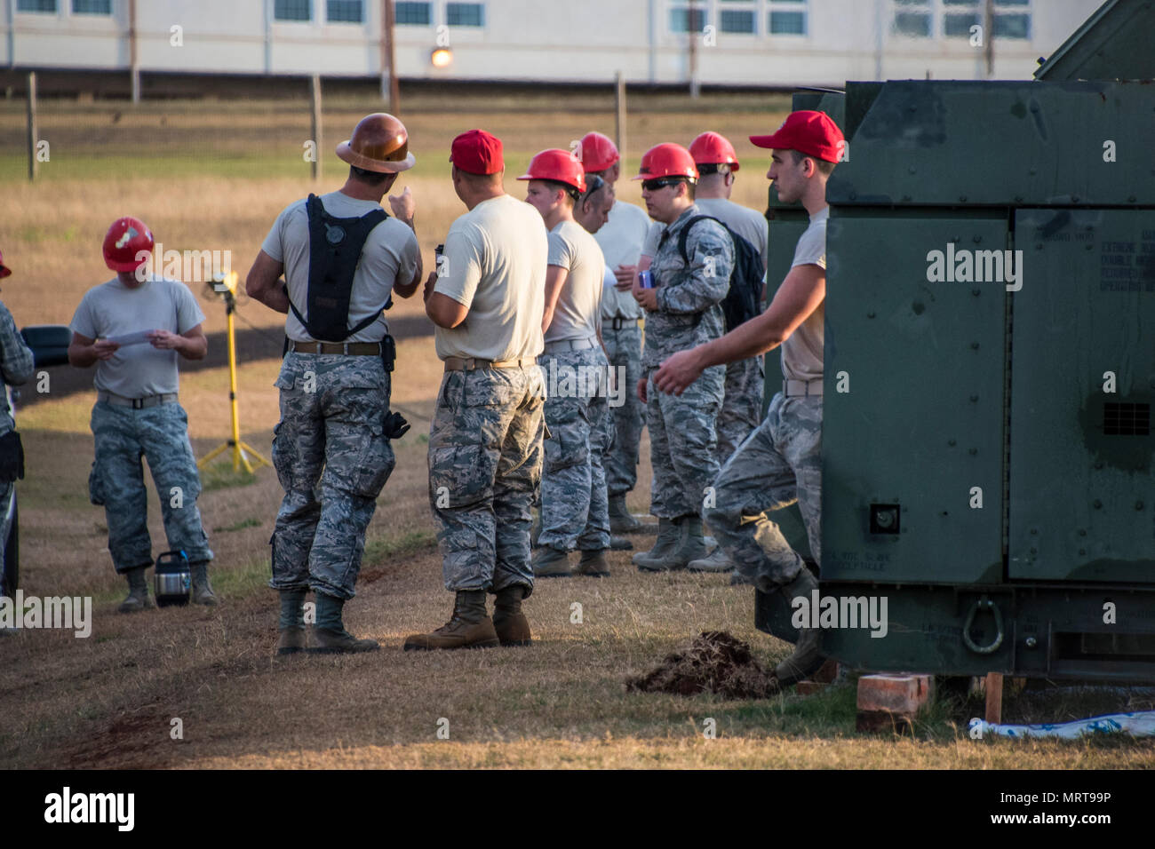 Ohio Air National Guard members from the 200th RED HORSE Squadron (RHS ...