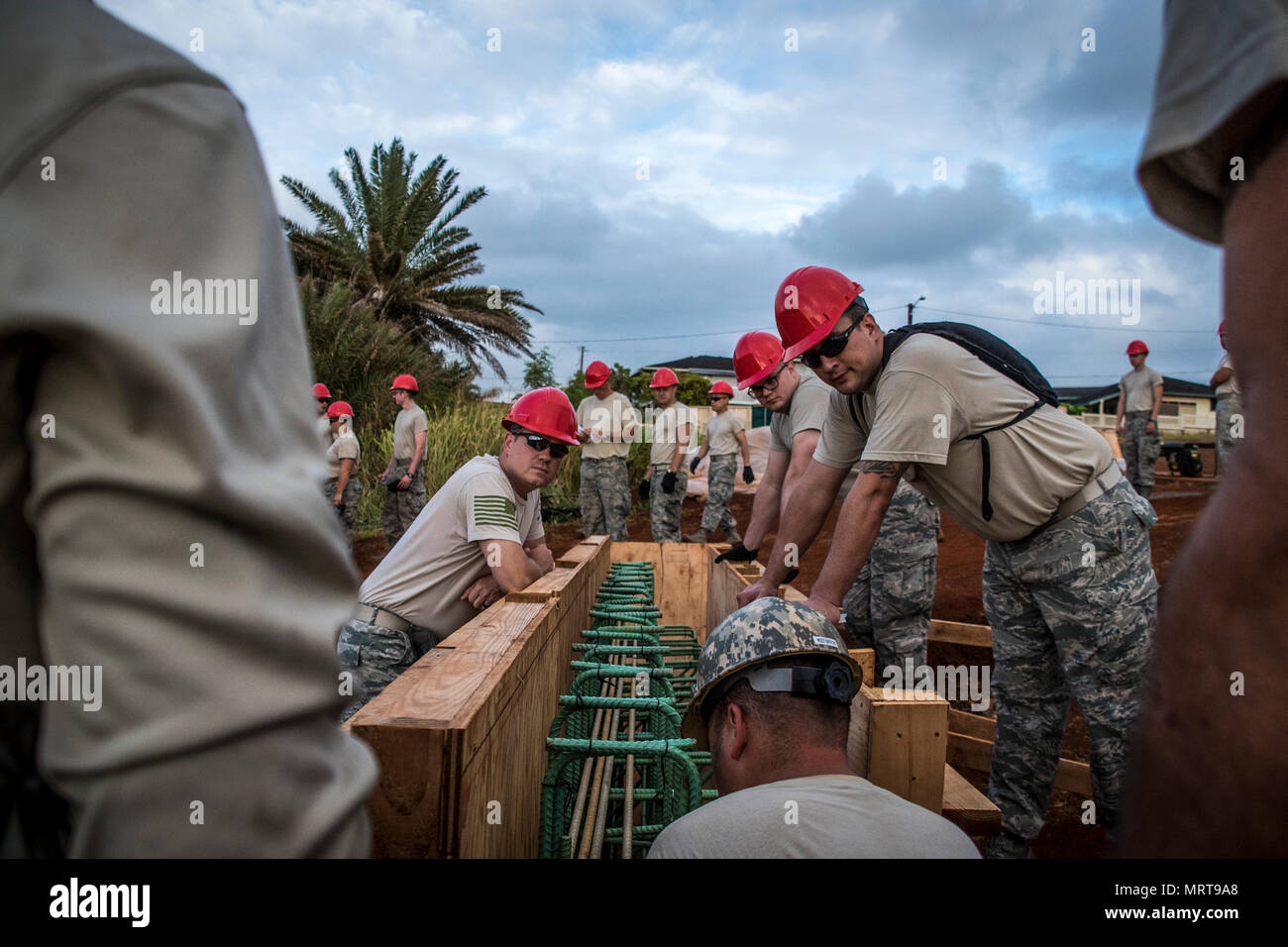 Ohio Air National Guard members from the 200th RED HORSE Squadron (RHS ...