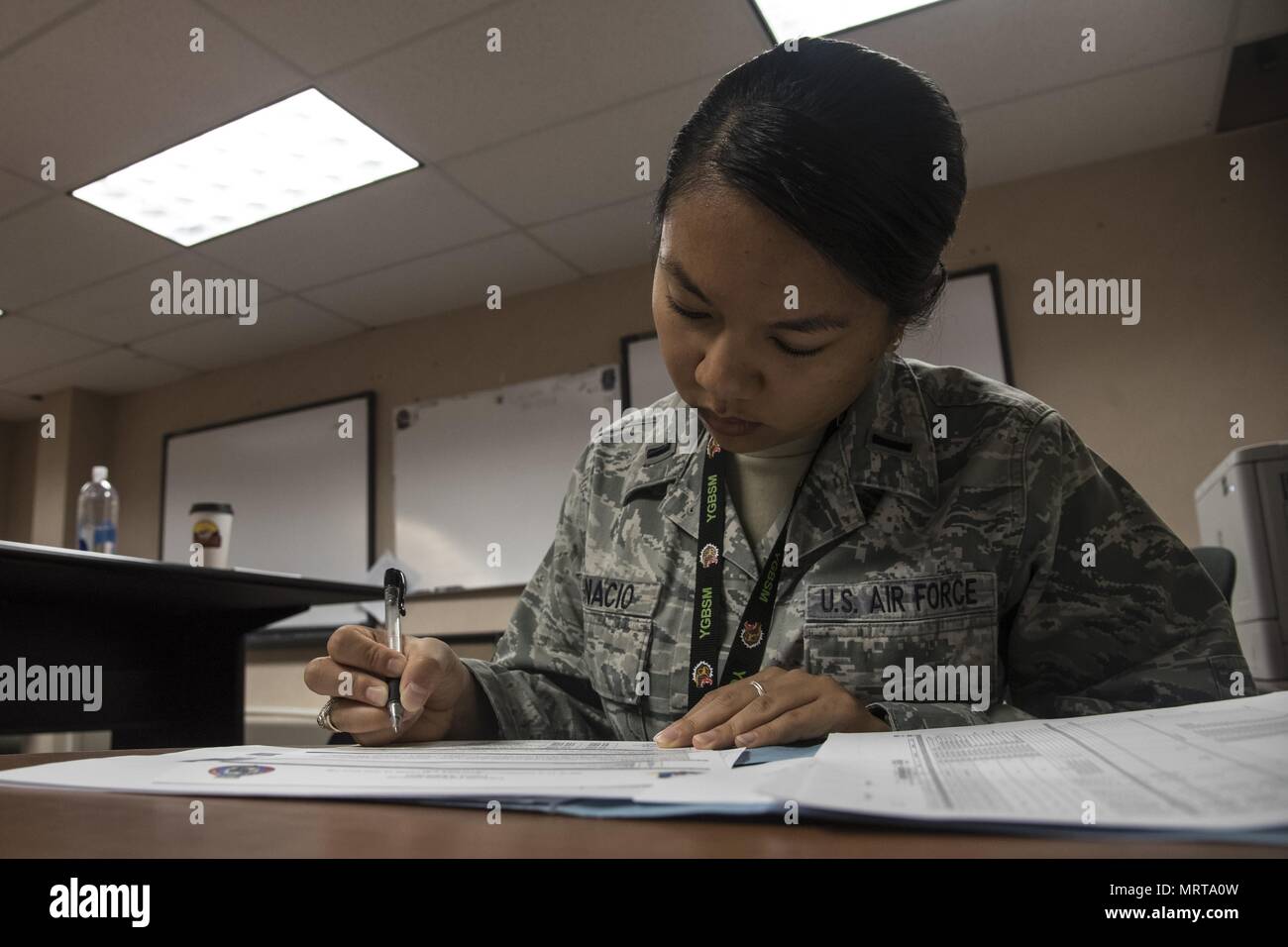 U.S. Air Force 1st Lt. Misha Ignacio, a 35th Operations Group ...