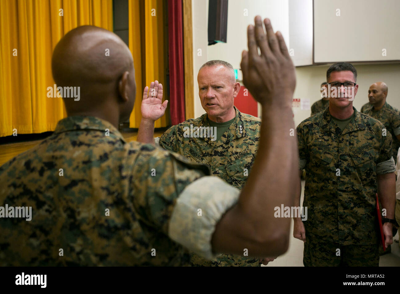 U.S. Marine Corps Lt. Col. Stacey Taylor, G-1 assistant chief of staff ...