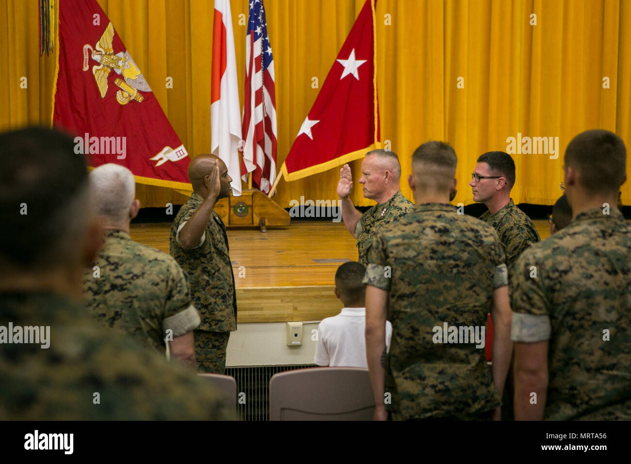 U.S. Marine Corps Lt. Col. Stacey Taylor, G-1 assistant chief of staff ...