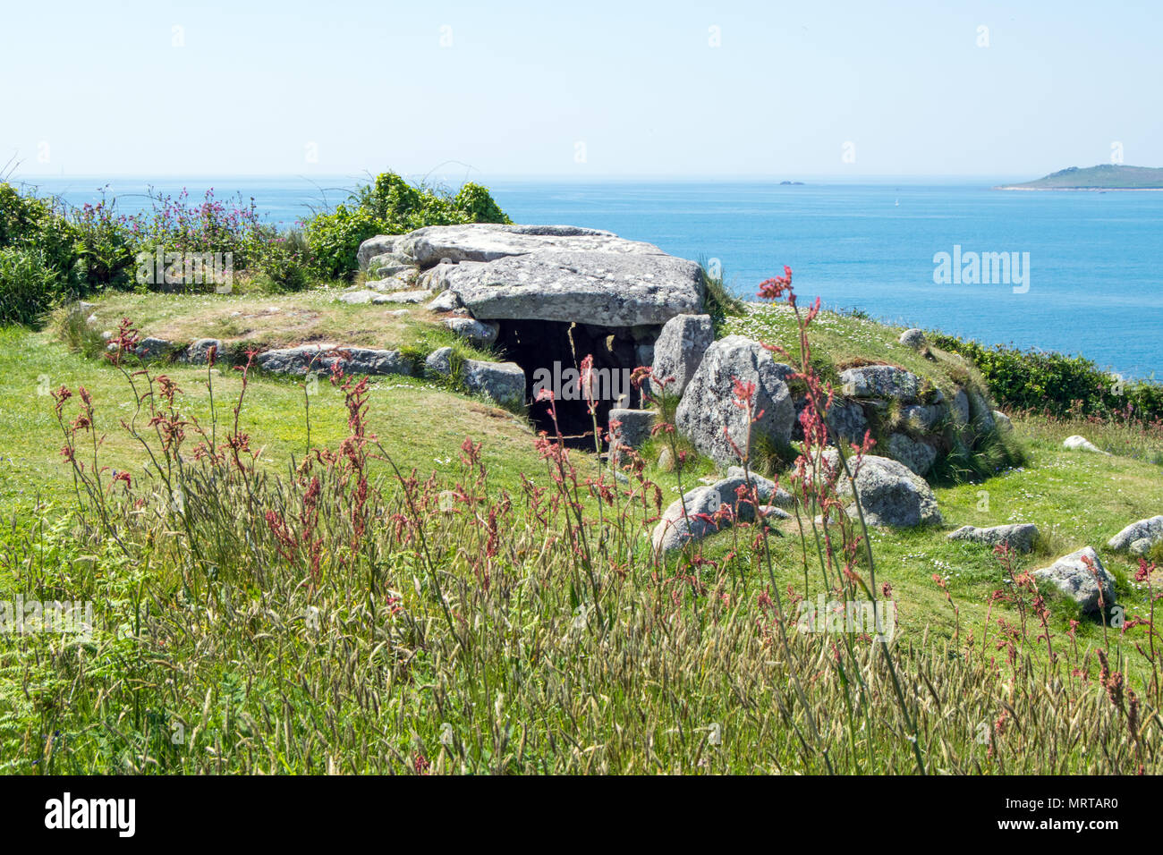 Bant's Carn, St Mary's, Isles of Scilly, UK Stock Photo - Alamy