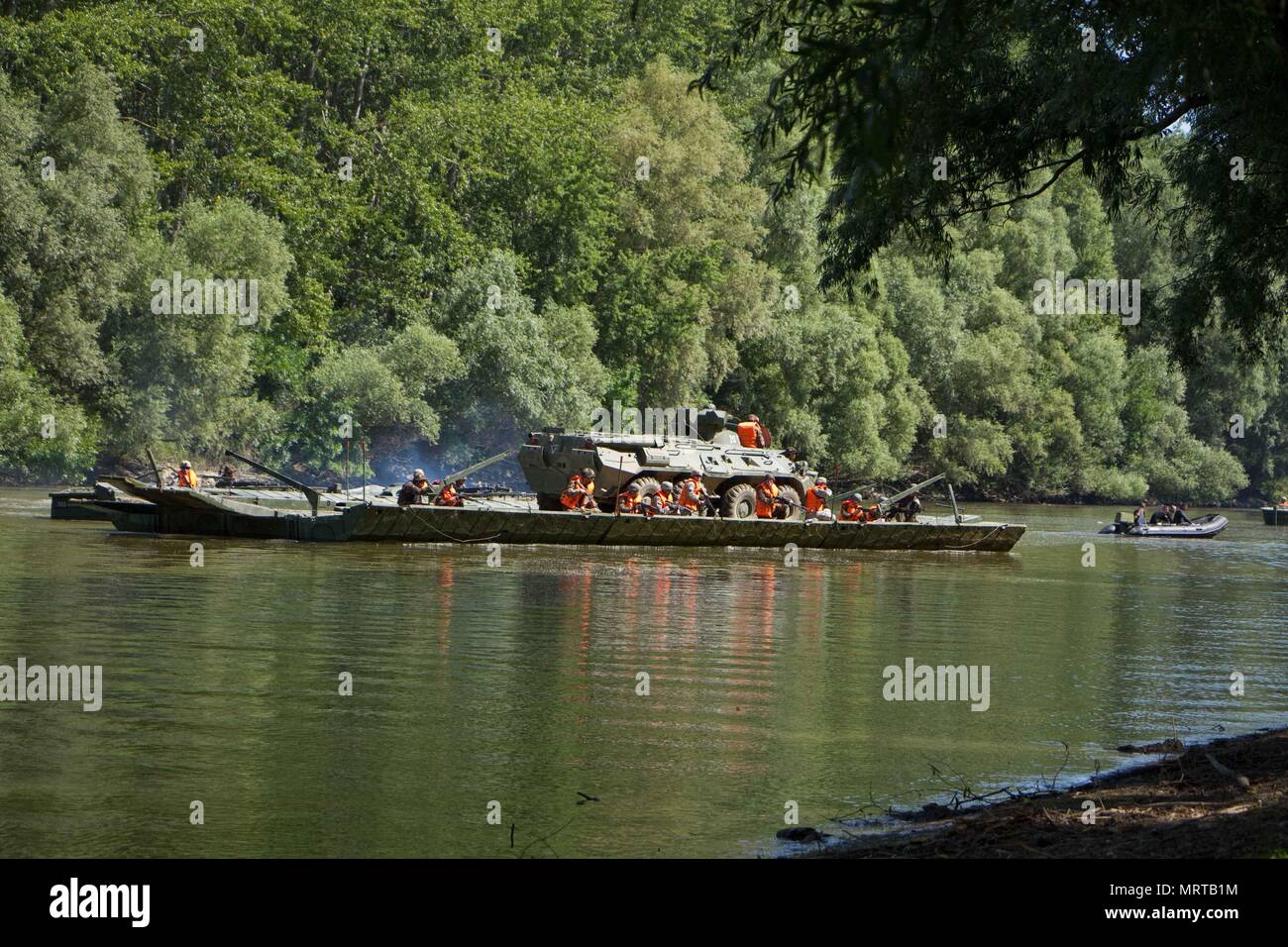 Engineers assigned to 837th Brigade Engineer Battalion, U.S. Army ...