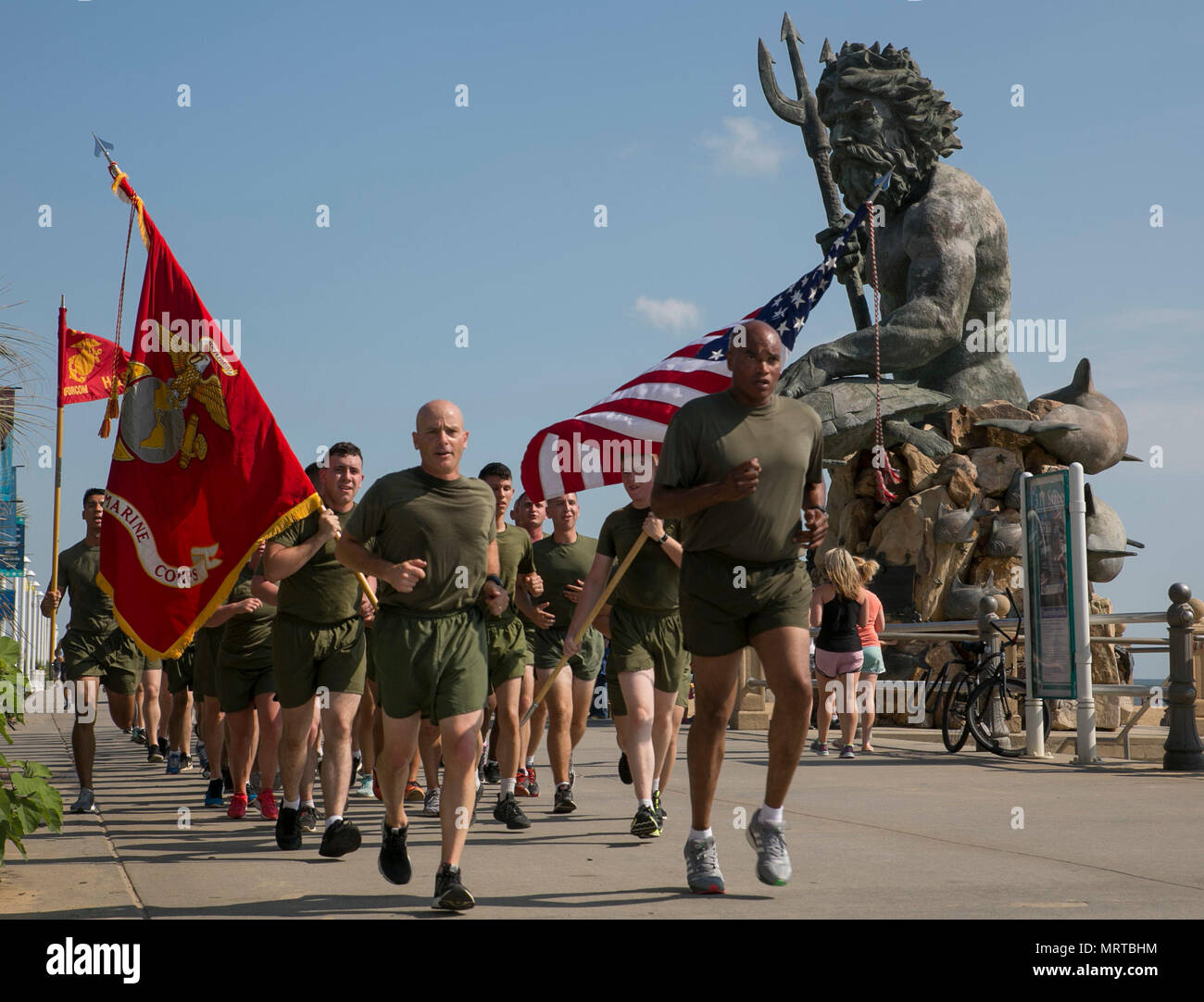 Col. Charles Dunne, commanding officer, Headquarters and Service ...