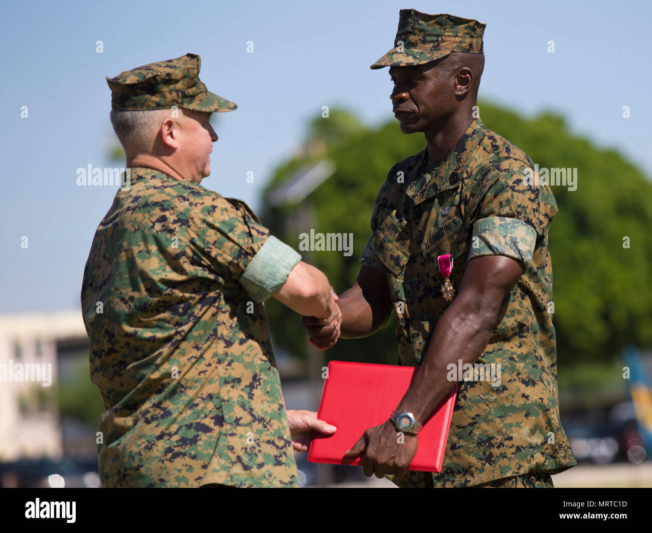 U.S. Marine Corps Sgt. Maj. Delvin R. Smythe, the Marine Corps Air ...