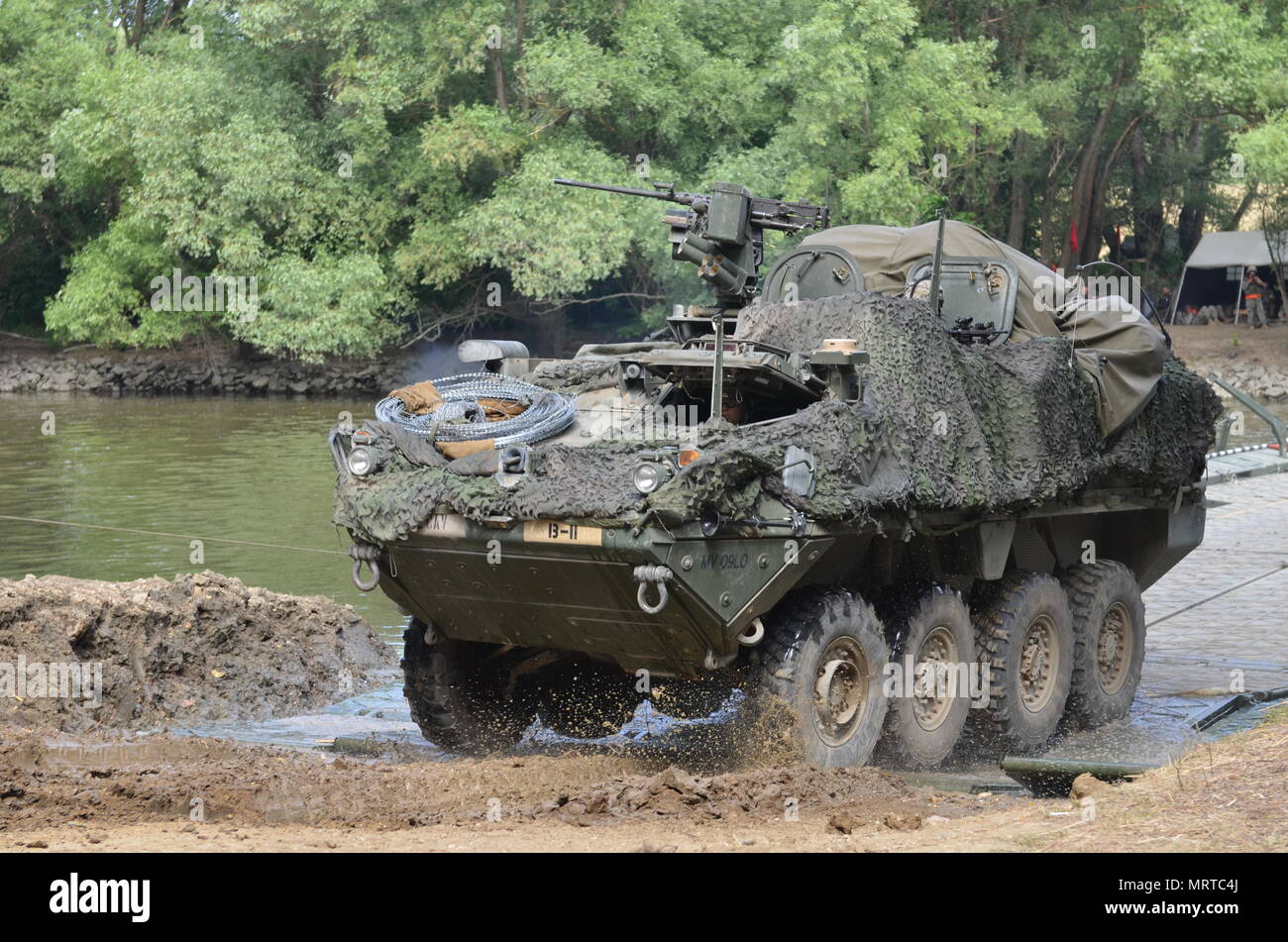 GYOR, Hungary — Military vehicles belonging to 1st squadron, 2nd ...