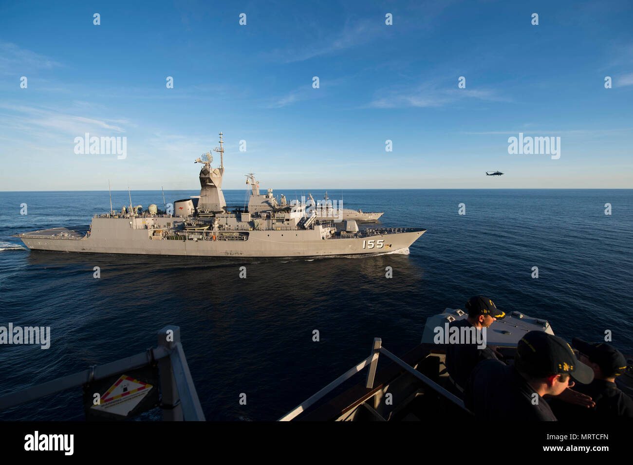 170626-N-XK398-301 INDIAN OCEAN (June 26, 2017) The Arleigh Burke-class ...