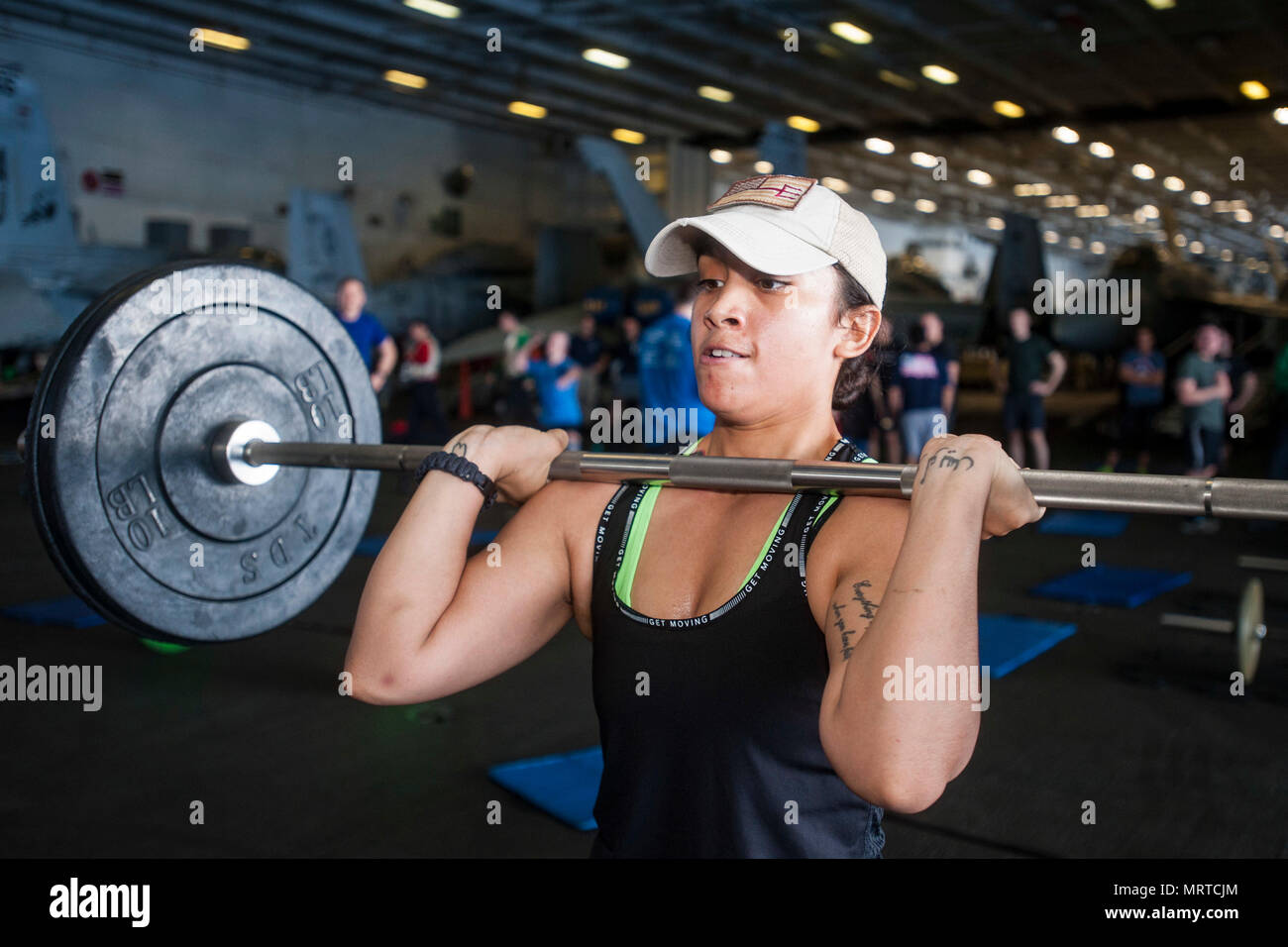 170630-N-ME396-115 MEDITERRANEAN SEA (June 30, 2017) Airman Alexis ...