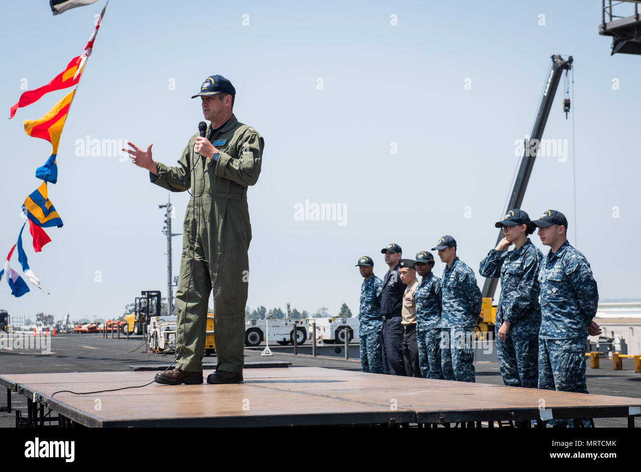 170630-N-XC372-147 SAN DIEGO (June 30, 2017) Capt. Craig Clapperton ...