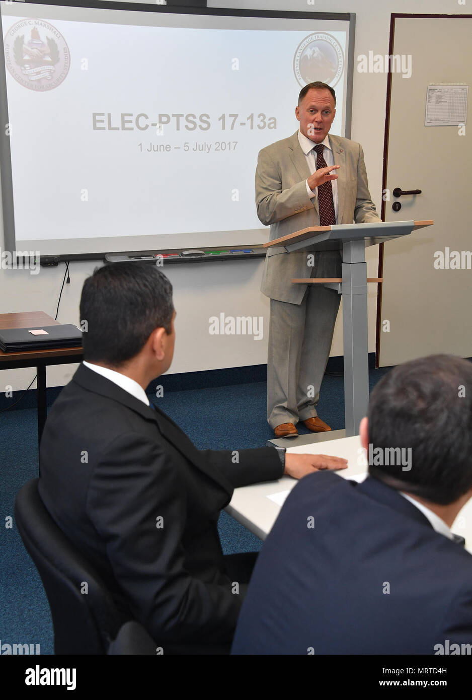 Professor James Howcroft, course director for the Program on Terrorism ...