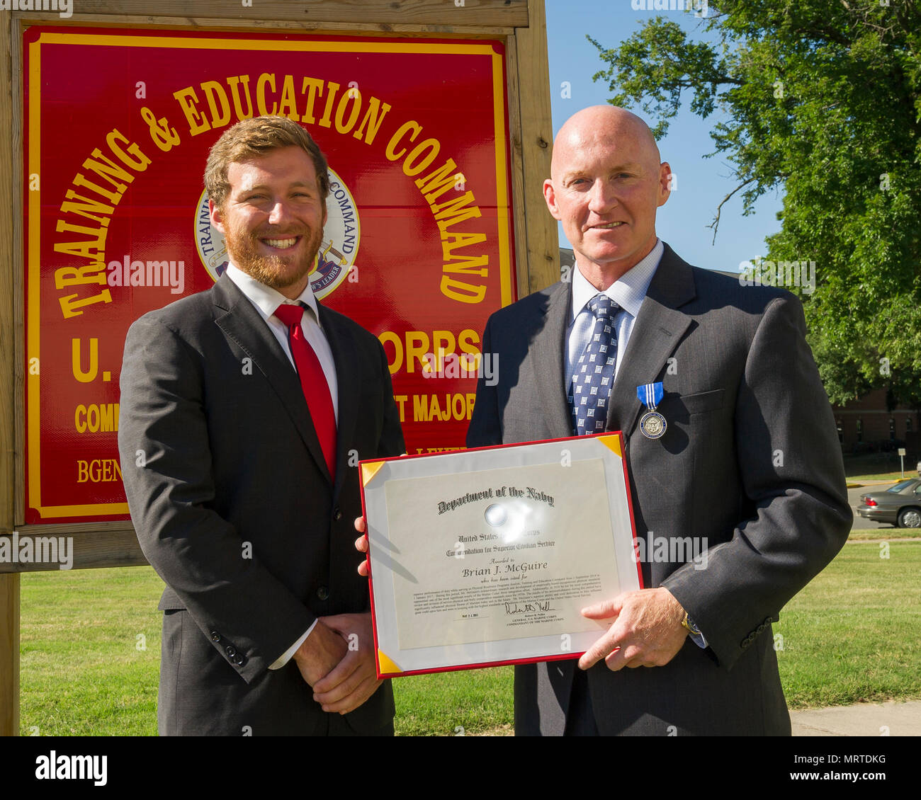 Retired U.S. Marine Corps Col. Brian McGuire, physical readiness ...