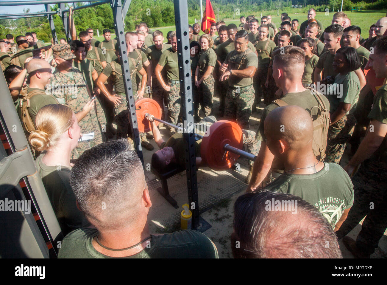 U.S. Marines with Marine Wing Communications Squadron (MWCS) 28, watch ...