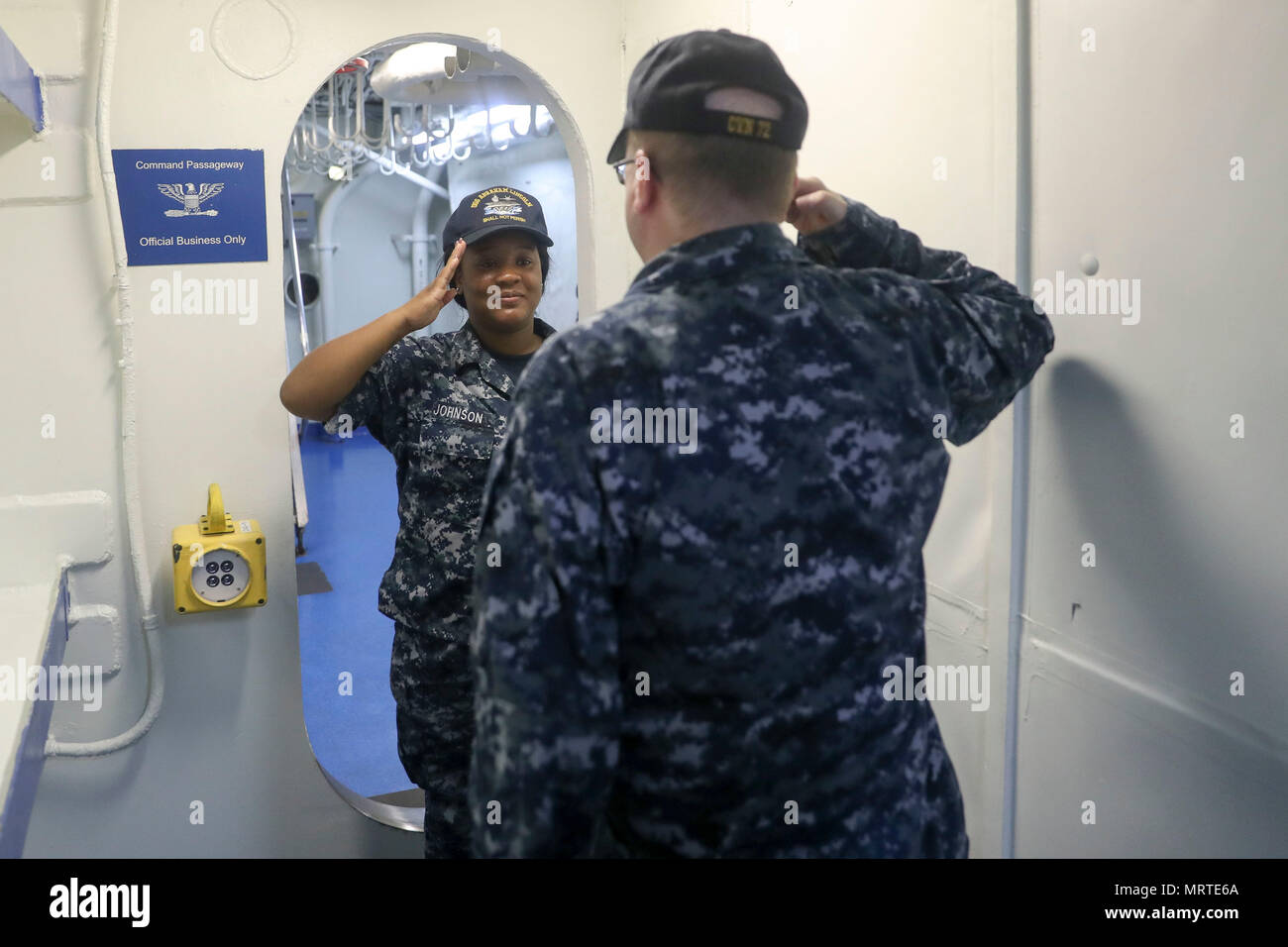 Uss abraham lincoln zone inspection hi-res stock photography and images ...