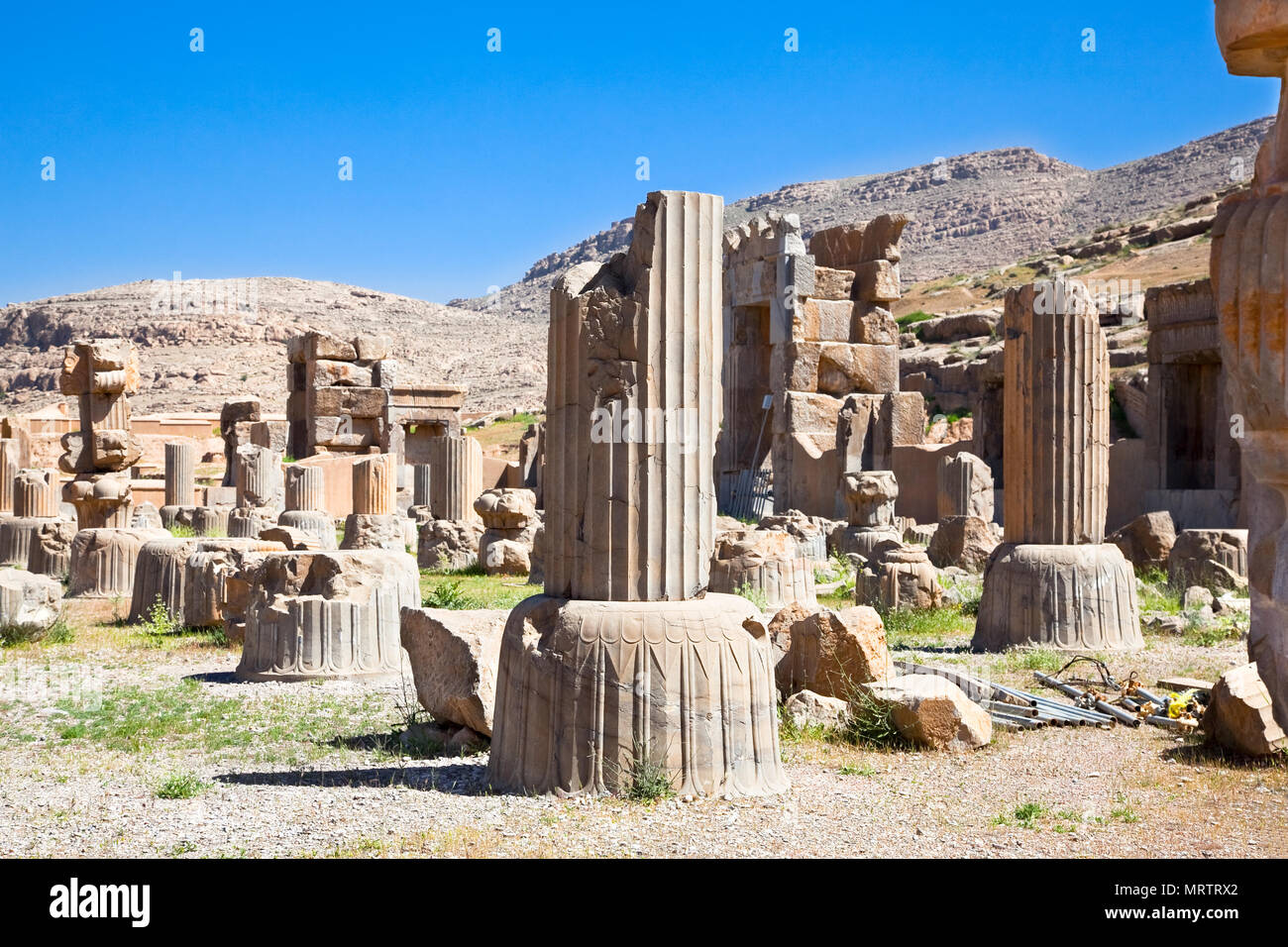 Ruins of ancient Persepolis in Iran Stock Photo - Alamy