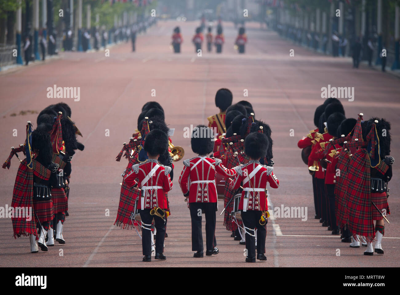 The Mall, London, UK. 26 May 2018. Major General’s Review is held, the ...