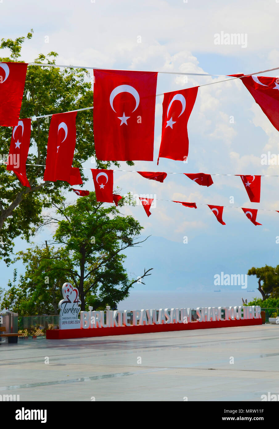 Turkeys Euro 2024 slogan Birlikte Paylasalim, translation from Turkish ...