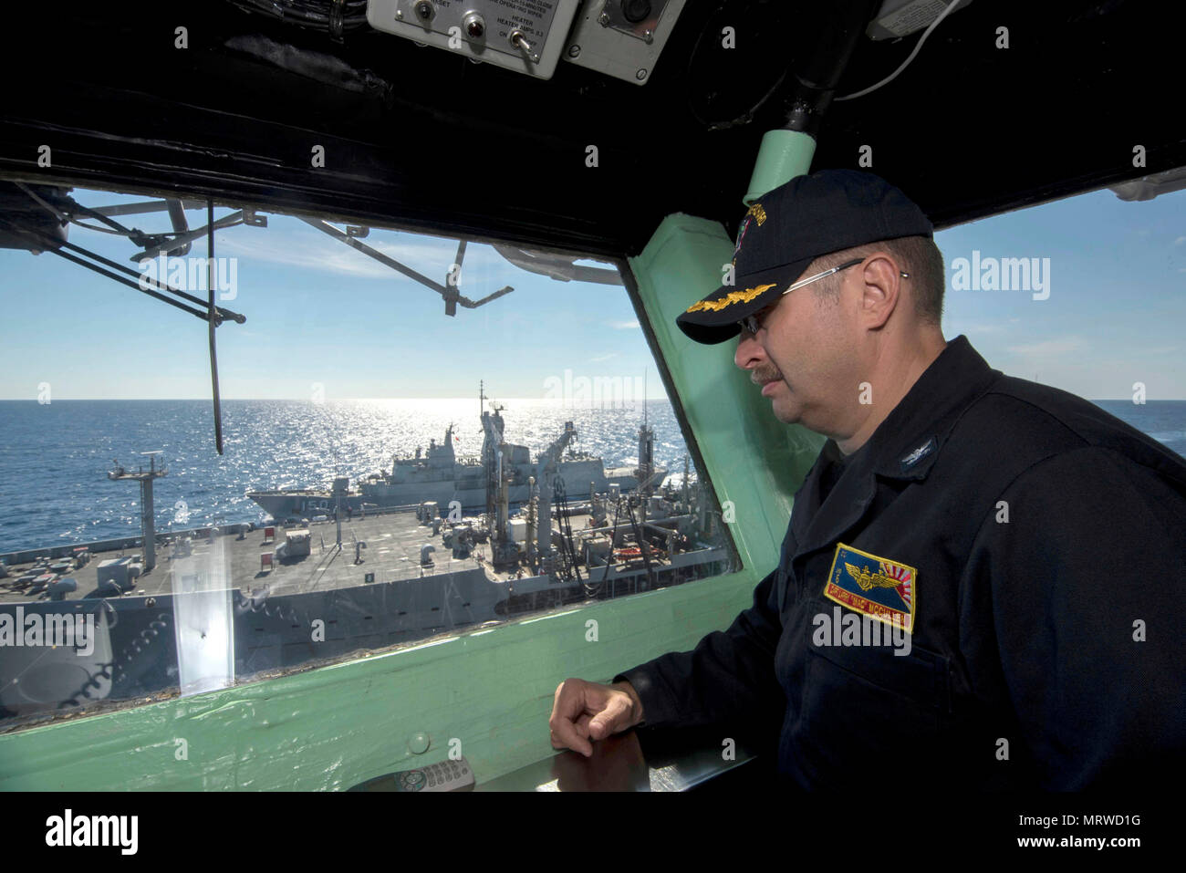 170706-N-NB544-005 CORAL SEA (July 6, 2017) Capt. Larry McCullen ...