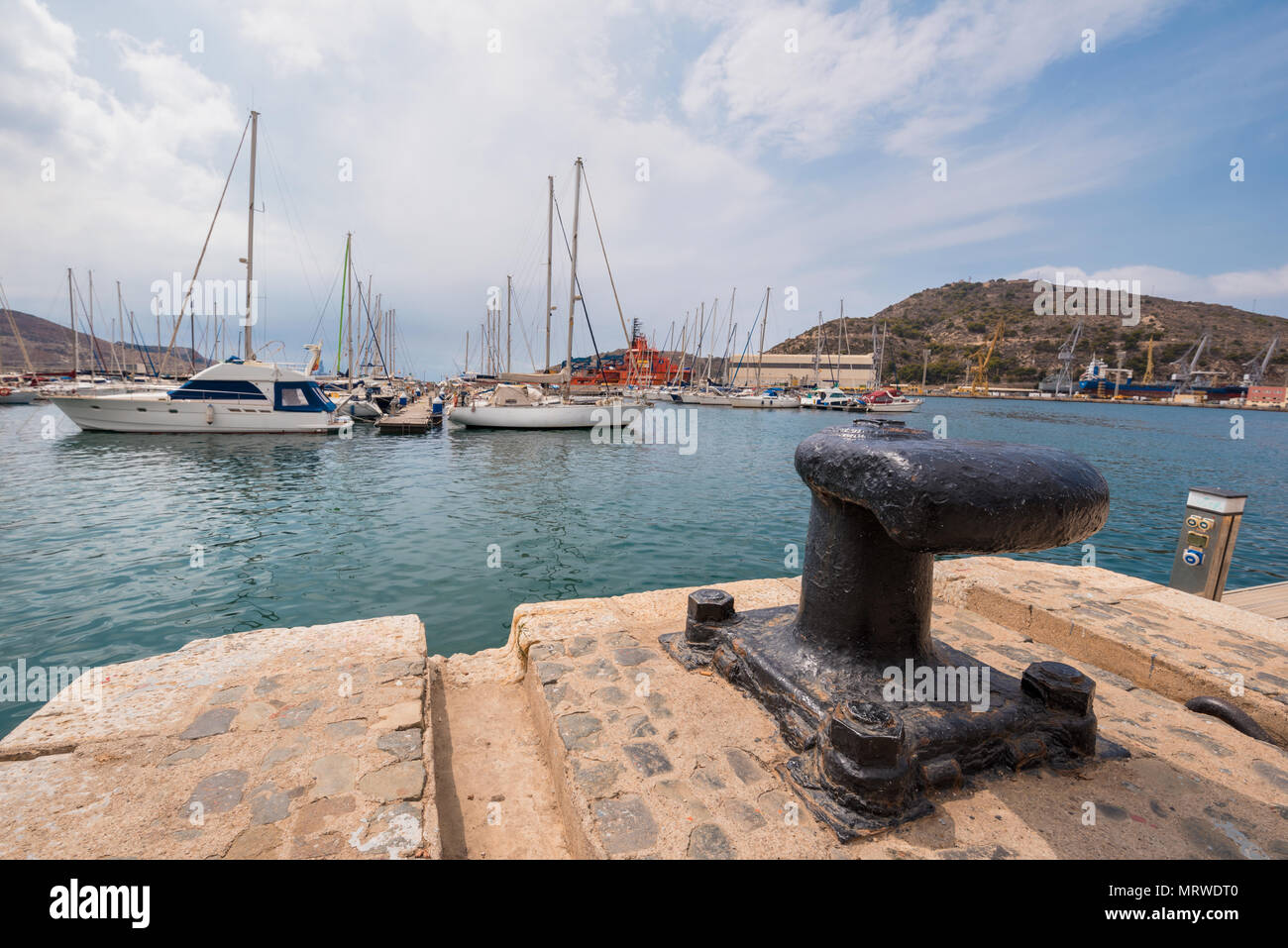 Cartagena harbour view hi-res stock photography and images - Alamy