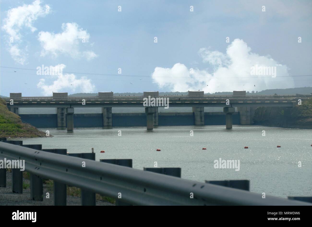 Bridge over the Tenkiller Lake dam, Tulsa, Oklahoma Stock Photo - Alamy