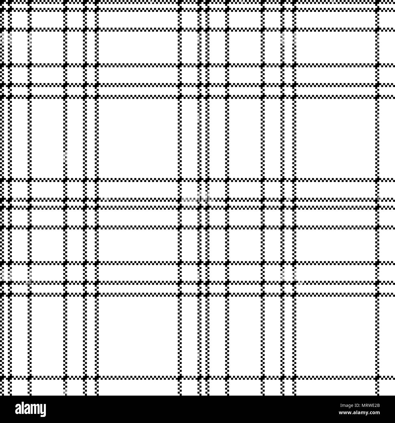 White color check pixel seamless pattern. Vector illustration Stock ...