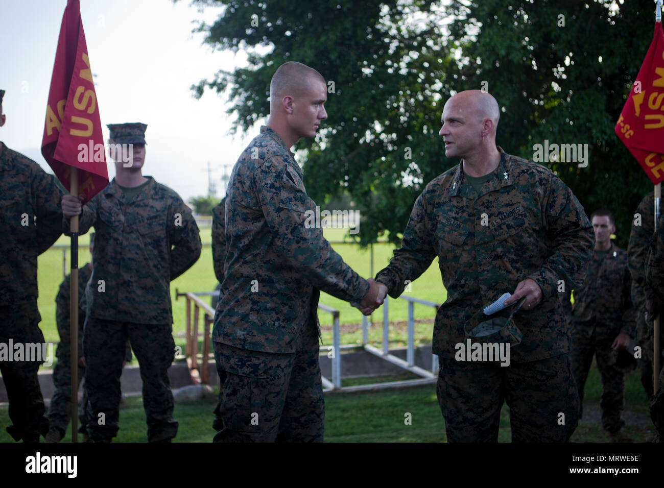 U.S. Marine Maj. Gen. David G. Bellon, the commander of U.S. Marine ...
