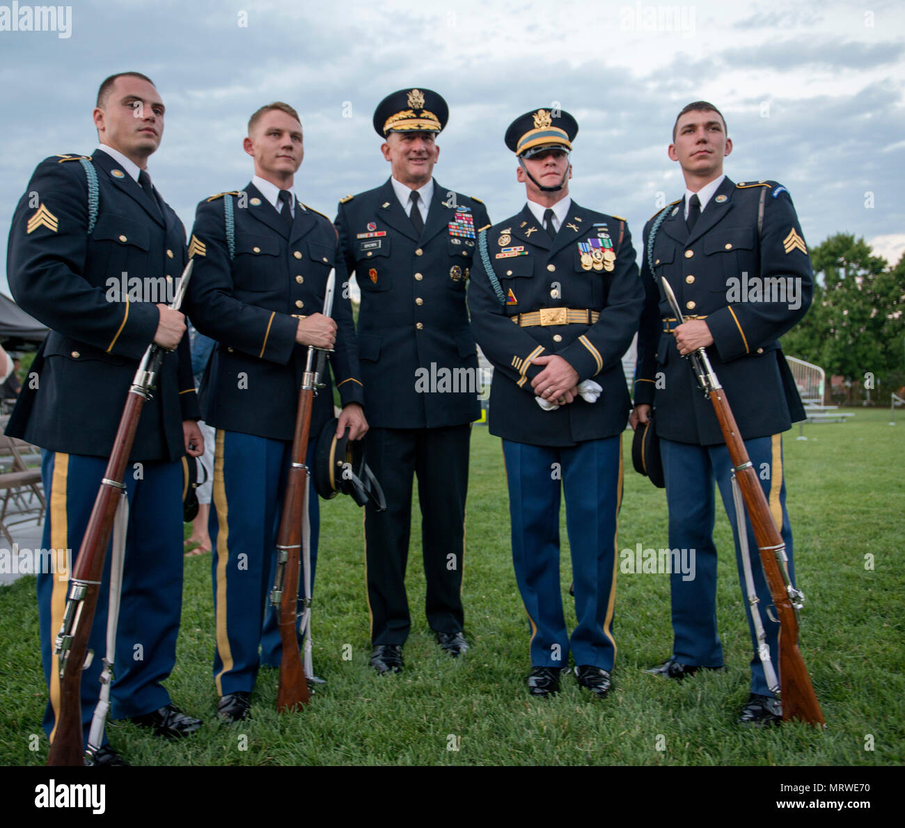 Gen. Robert B. Brown, commanding general, U.S. Army Pacific, takes a ...