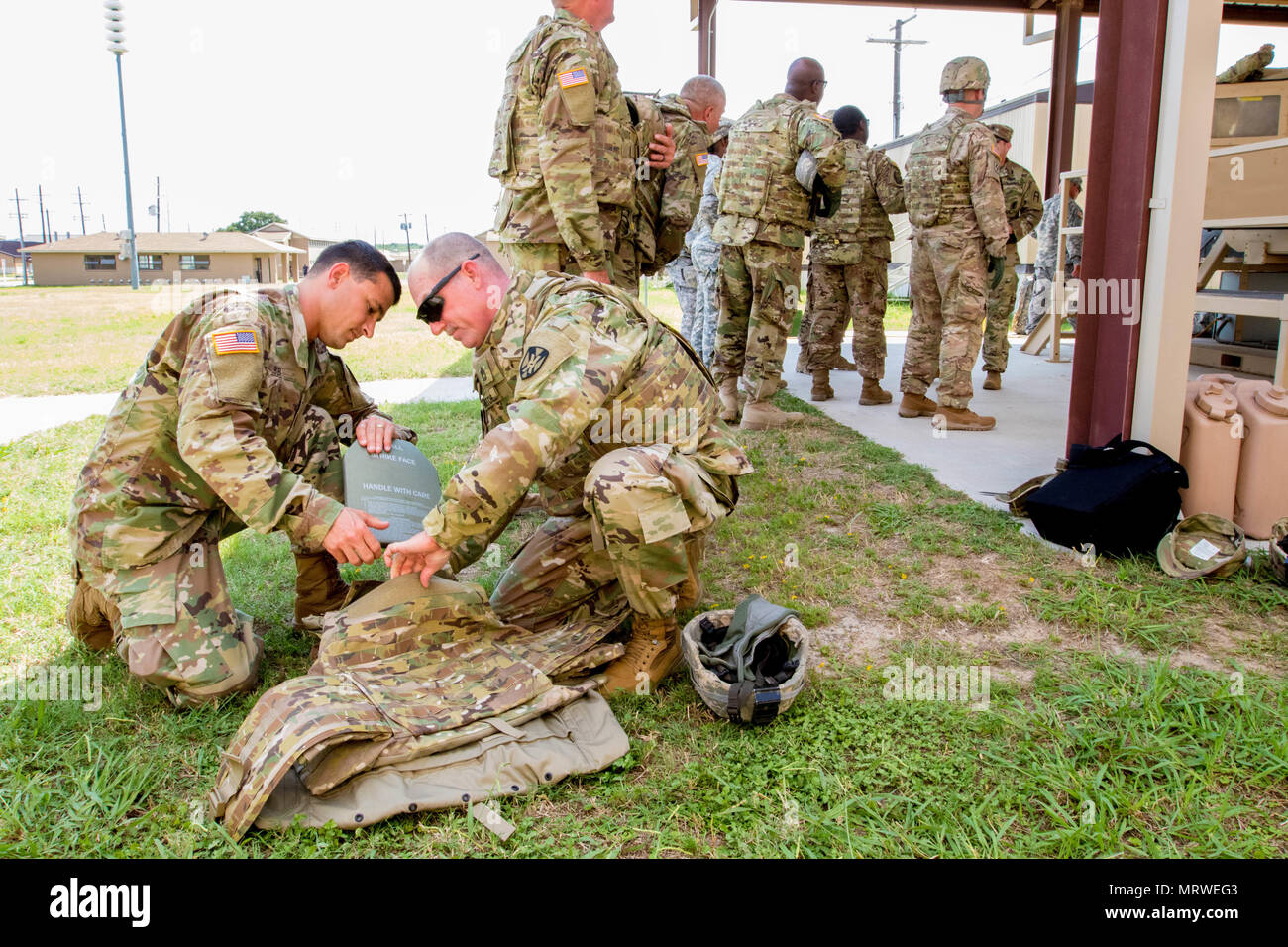 FORT HOOD, Tx (July 6, 2017)— Soldiers with the 135th ESC went through ...