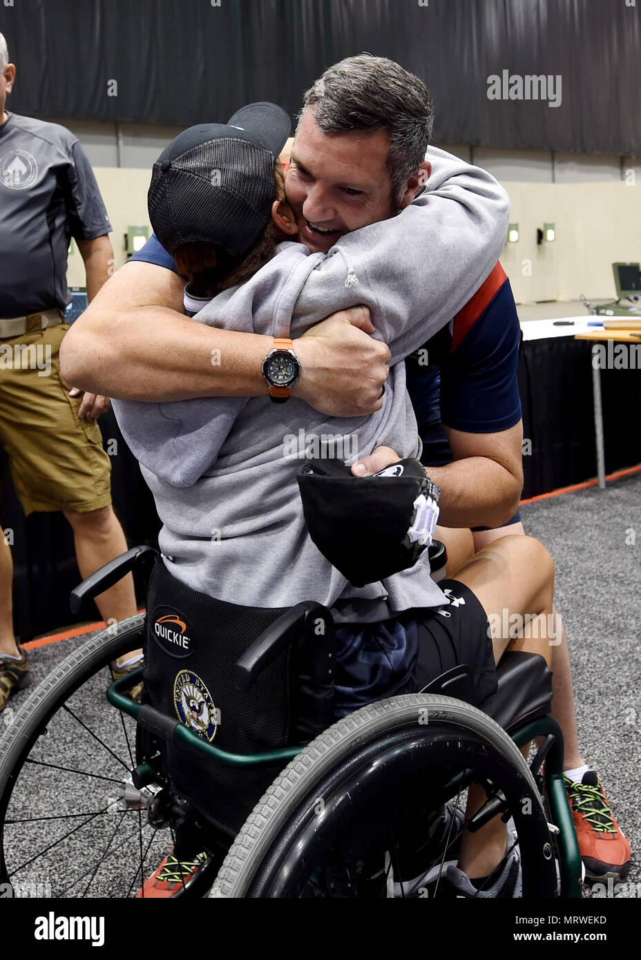 CHICAGO (July 7, 2017) – Daniel Grobler, of Team U.K., congratulates ...